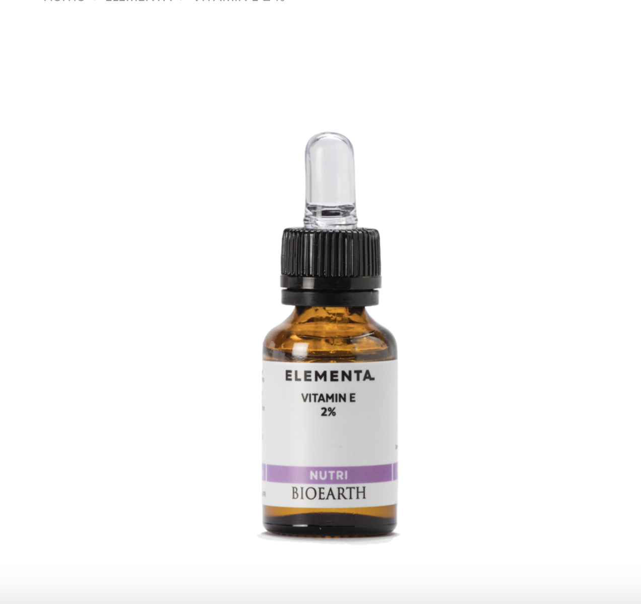 Siero Viso Vitamin E 2% - Elementa Bioearth- Farmagallo